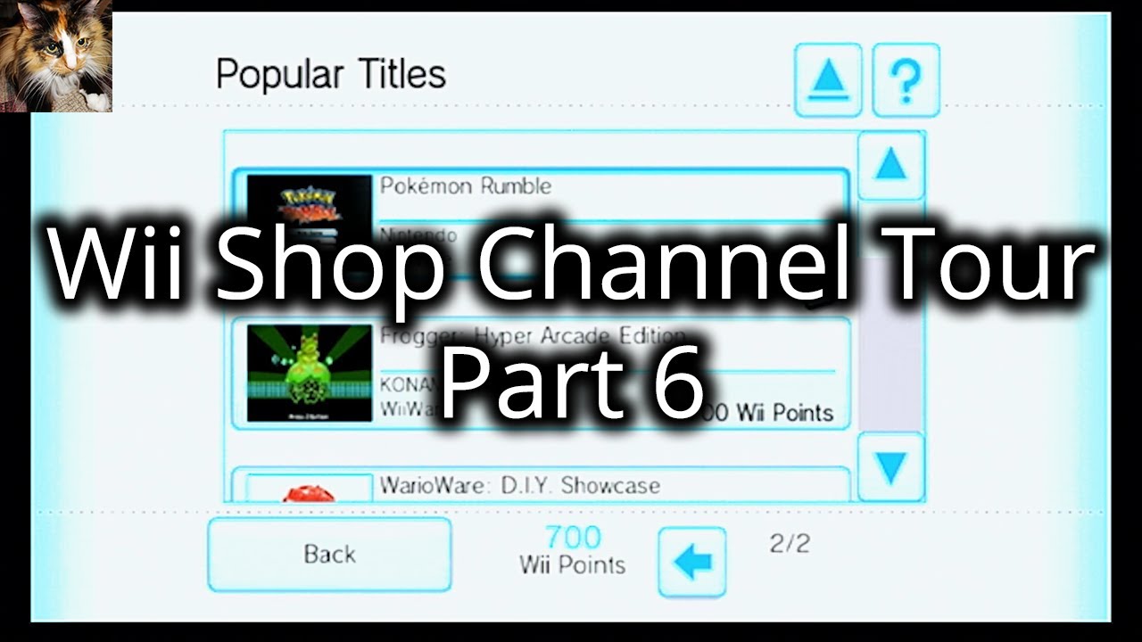 Wii Shop Channel Tour 2019 Part 6: WiiWare - YouTube
