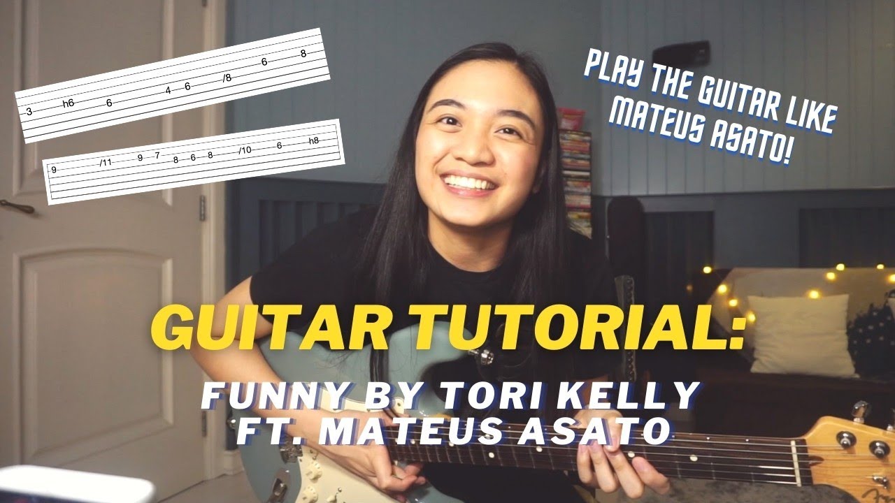 Funny - Tori Kelly ft. Mateus Asato (LEAD GUITAR TUTORIAL) - YouTube