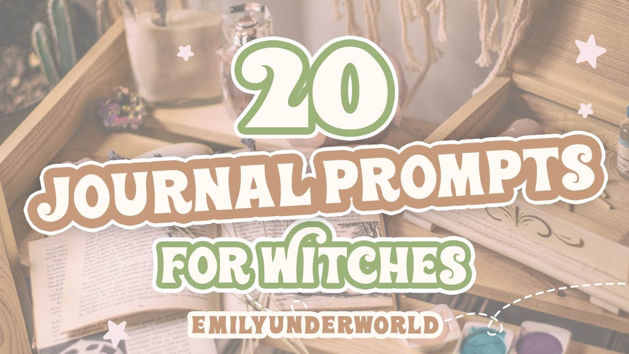 20 Journal Prompts for Witches | Grimoire / Book of Shadows ️ - YouTube