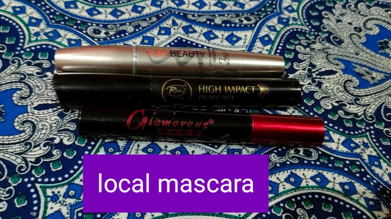 local mascara available with best results - YouTube