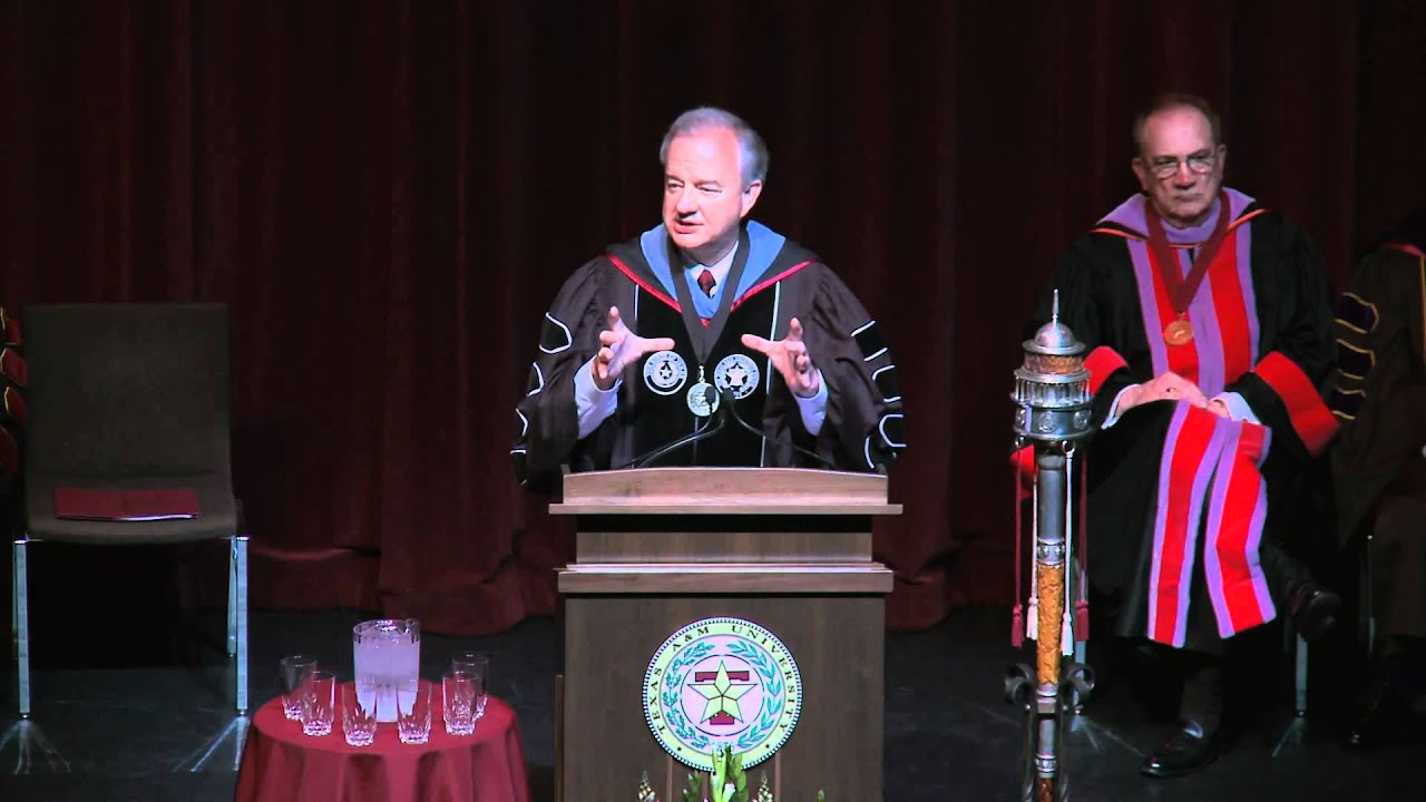 Texas A&M 2012 Commencement Speech - Chancellor John Sharp - YouTube