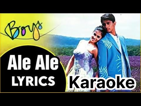 Ale Ale Ale Ale Song Karaoke With Chitra Sivaraman For Male Singers - Boys Movie