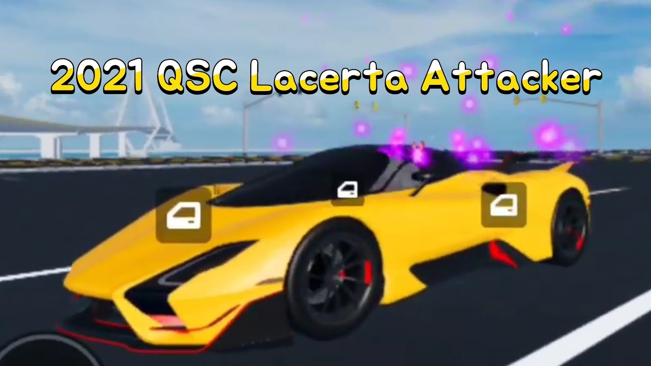 ROBLOX Vehicle Legends NEW Limited CAR 2021 QSC Lacerta Attacker lap ...