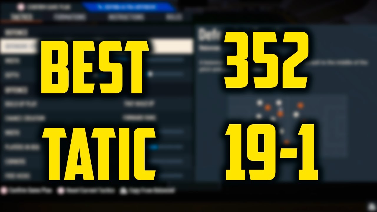 BEST TATIC 352 19-1 FIFA 23 ULTIMATE TEAM!! - YouTube