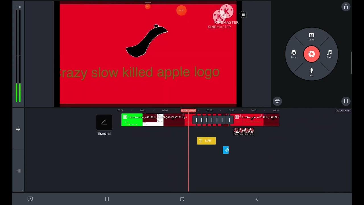 how to make ytp on kinemaster - YouTube