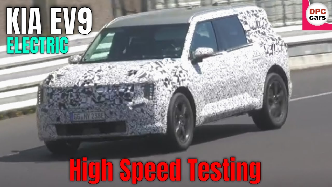 KIA EV9 Electric SUV High Speed Nurburgring Testing - YouTube
