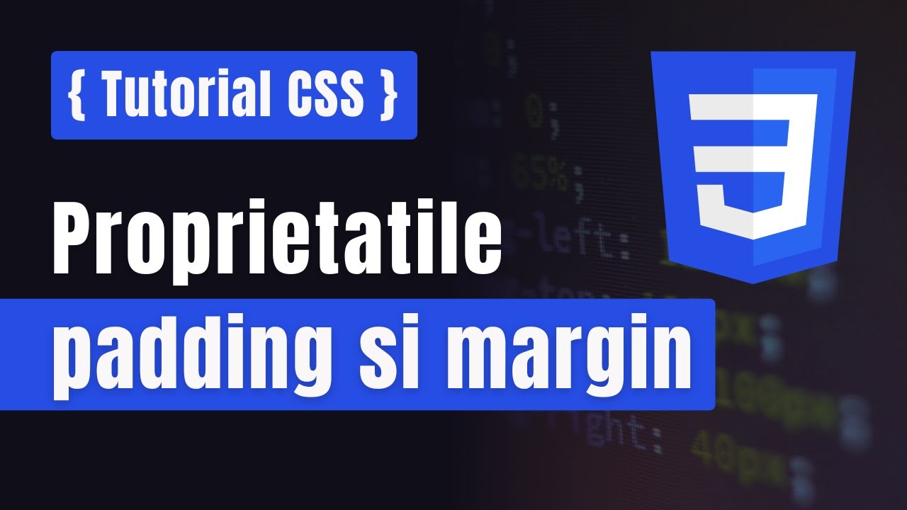Tutorial Css In Romana Diferenta Dintre Padding Si Margin In Css Youtube 5371