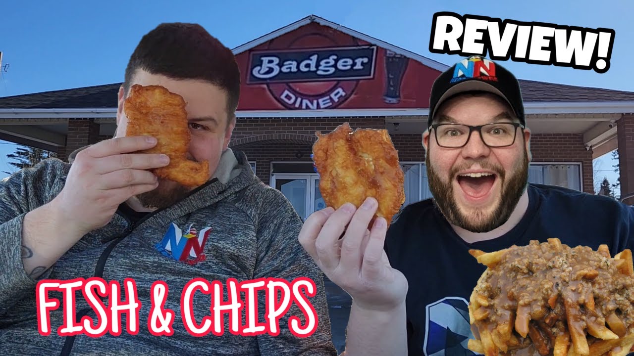 Badger Diner Local Food Review! Newfoundland Fish & Chips - YouTube