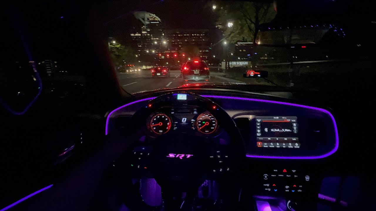 POV : WHAT ITS LIKE DRIVING A HELLCAT AT NIGHT - YouTube