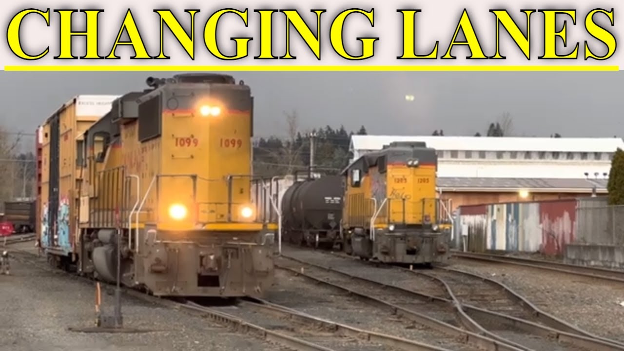 How do TRAINS CHANGE LANES? FULL DEMONSTRATION 🚂🚂🚂 - YouTube