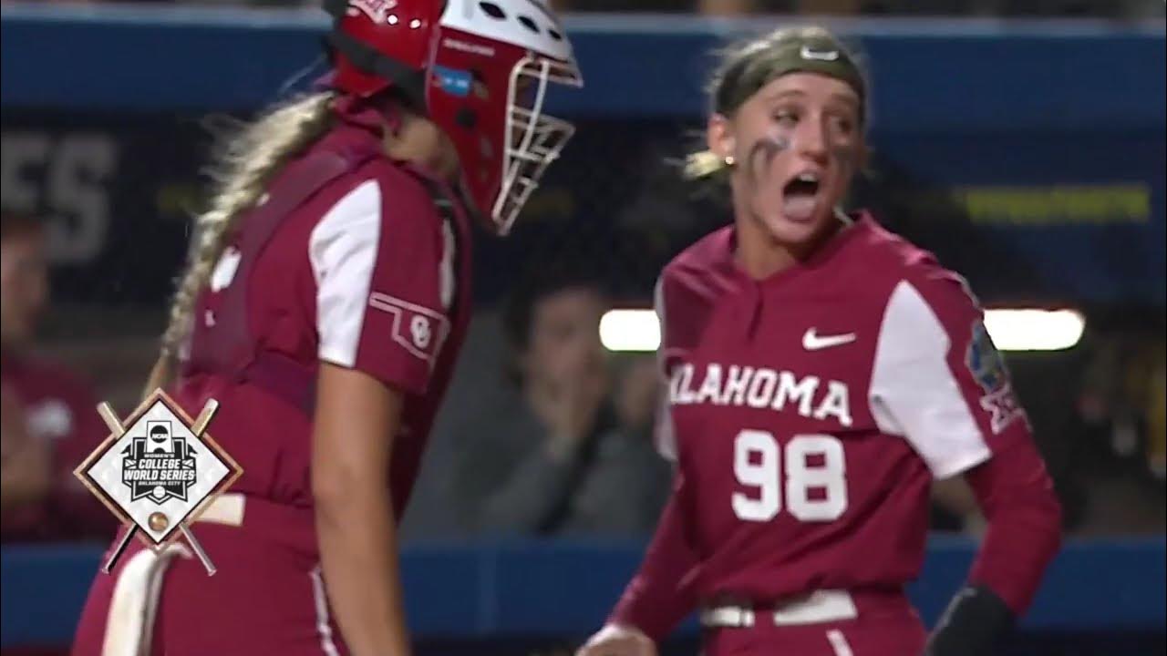 2023 WCWS Game 1 Oklahoma vs Florida State Highlights - YouTube