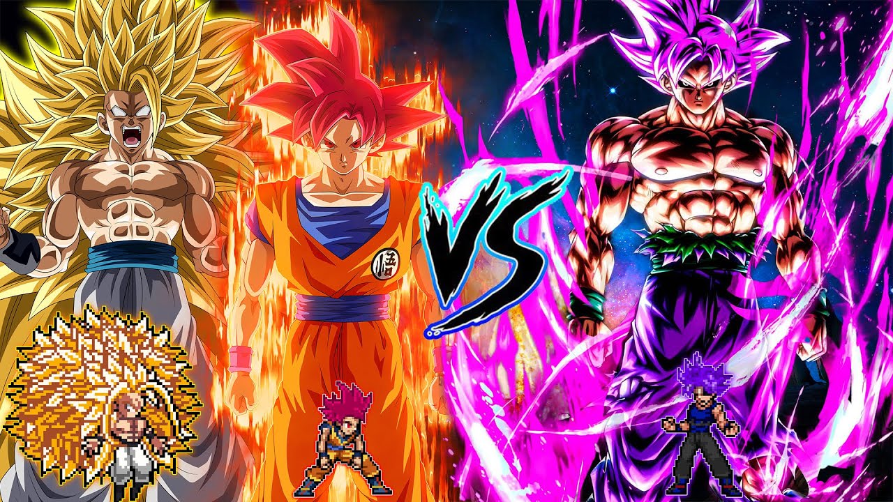 😱1000 YEAR OLD GOKU TP OP V.1 VS GOKU SSJ INFINITY OP & GOKU LB V.6 OP ...