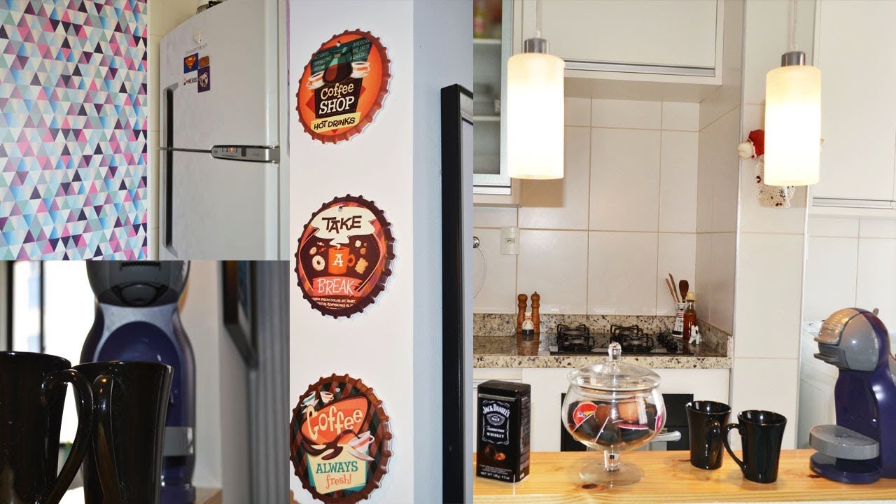 DIY: Como decorar a cozinha gastando pouco #VEDA3 - YouTube