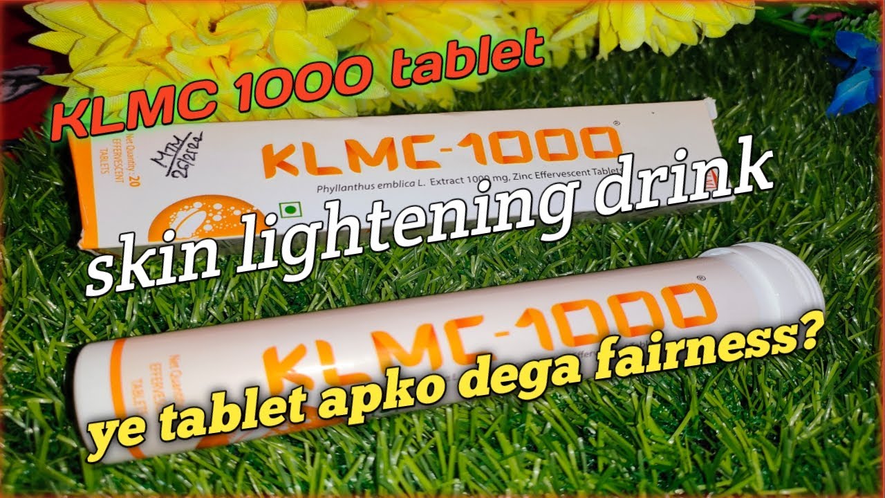 KLMC 1000 vitamin c tablet for skin lightening//Maryam ka magic - YouTube