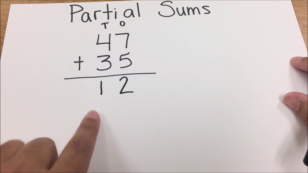 Partial Sums Addition YouTube partial-sums-addition-youtube