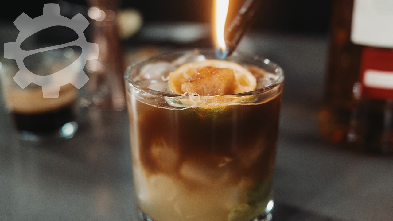 New Years Eve Coffee Cocktail | Set the New Year on Fire - YouTube