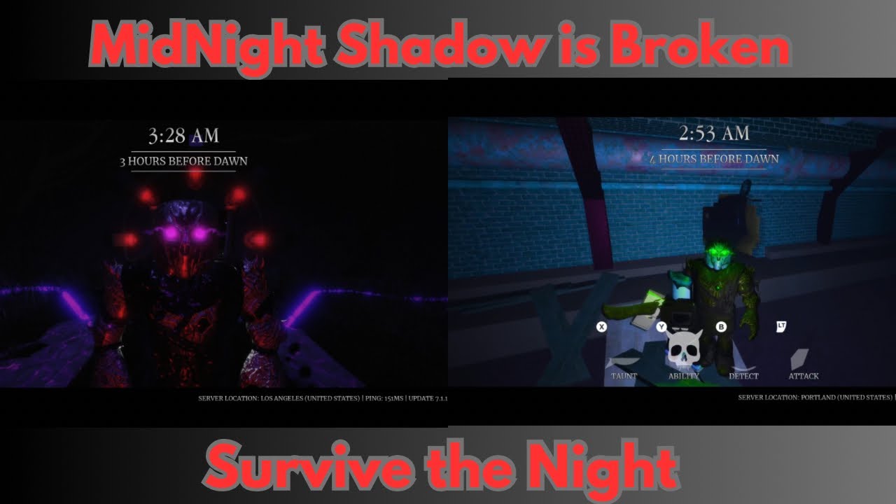Midnight Shadow Literally Breaks the Game Survive the Night Gameplay ...