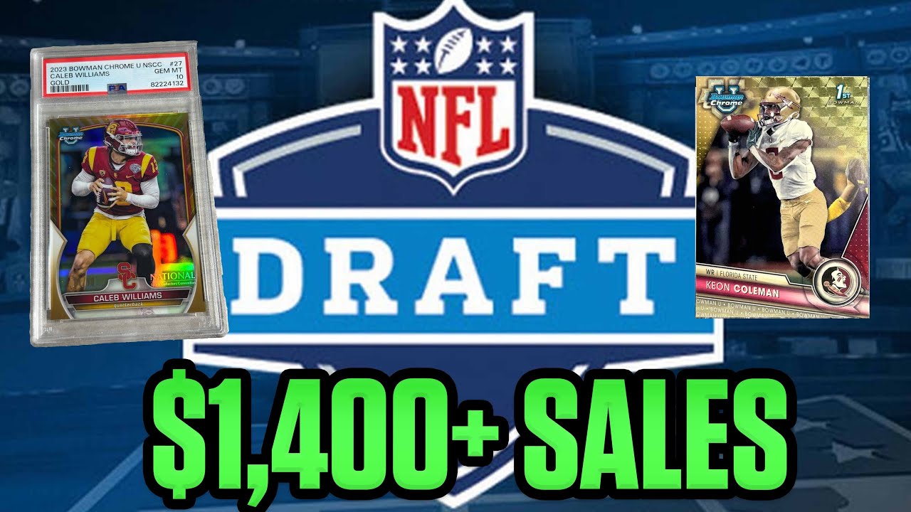 How much money I made selling cards during the NFL Draft - YouTube