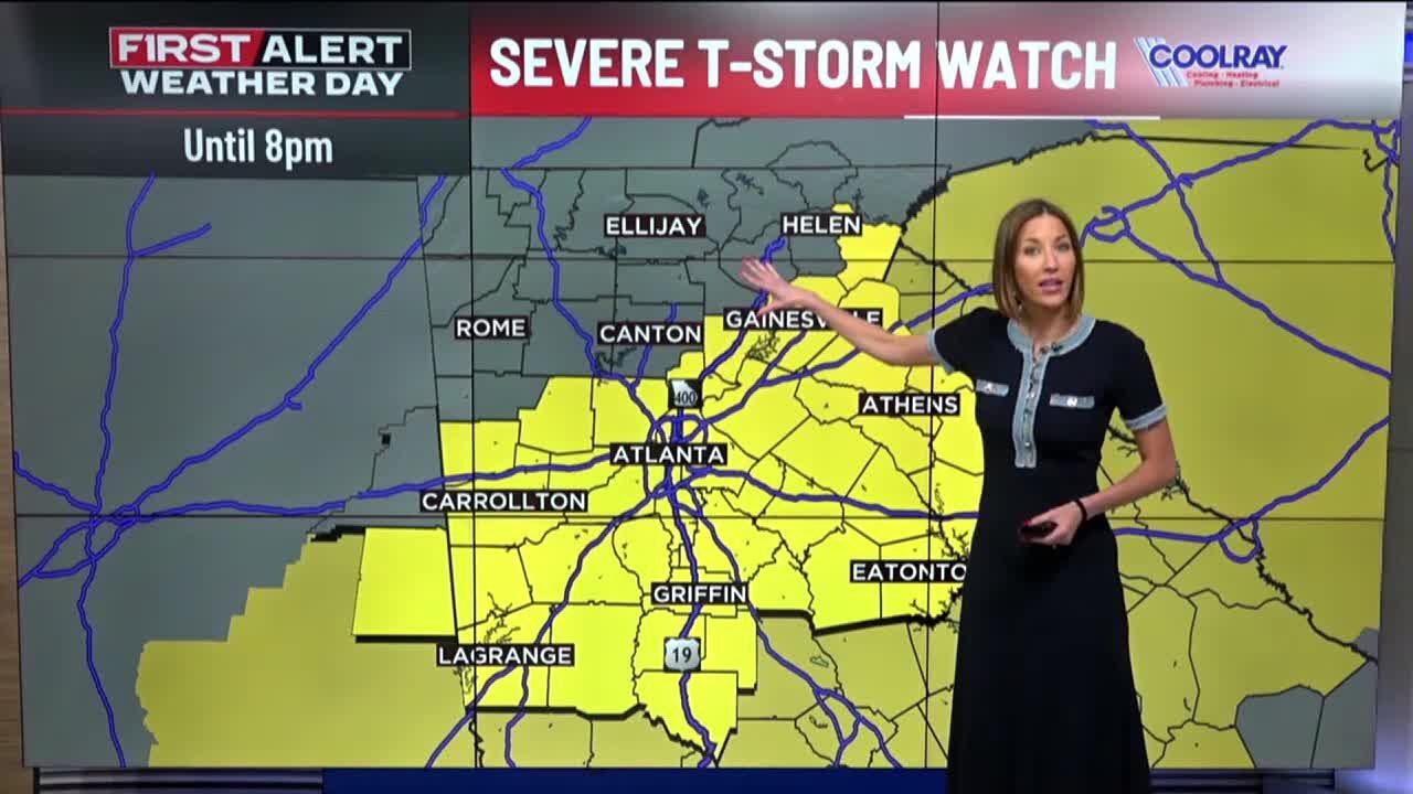 FIRST ALERT WEATHER+: Severe Thunderstorm Watch issued for parts of ...