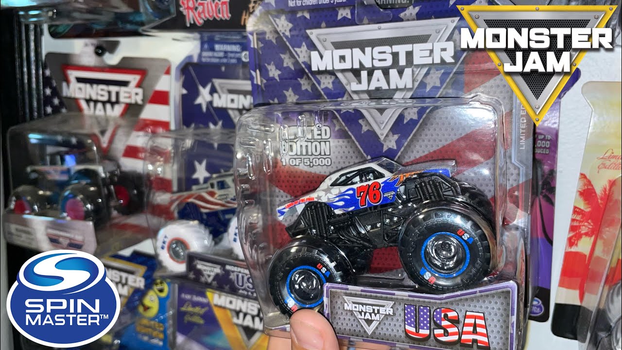The 2023 Independence Day Truck IS HERE! Spin Master Monster Jam ...