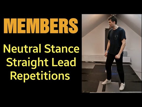 Neutral Stance Straight Lead Repetitions - YouTube
