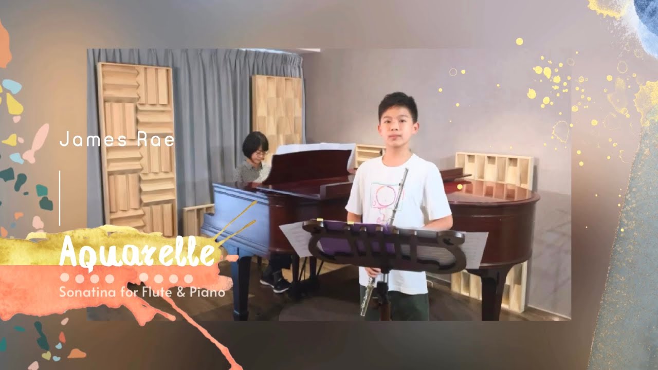 James Rae | Aquarelle, 1st movt from Sonatina for Flute & Piano - YouTube