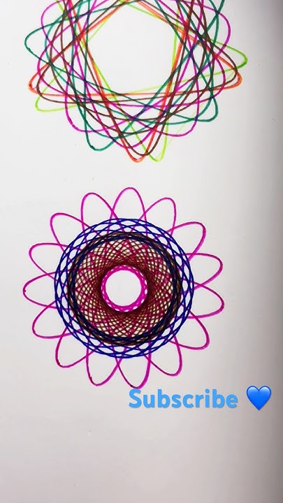 Basic spirograph design #asmr #art #respect #drawing #diy #shorts - YouTube