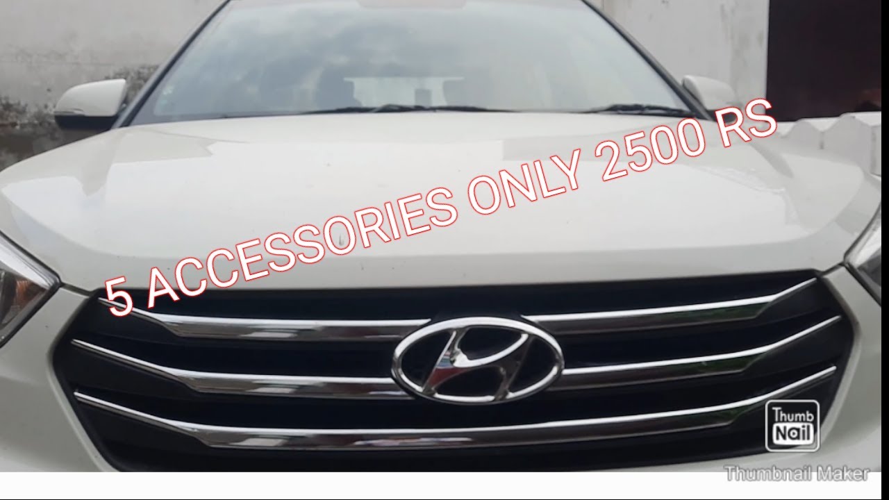 creta Unique chrome modification||car Accessories video - YouTube