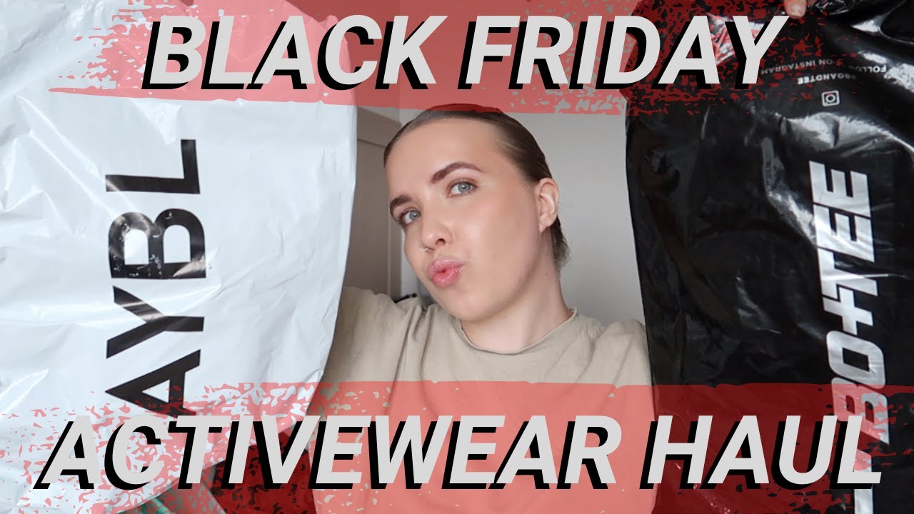 BLACK FRIDAY ACTIVEWEAR TRY ON HAUL | BO & TEE HAUL | AYBL HAUL 🖤🛍 ...