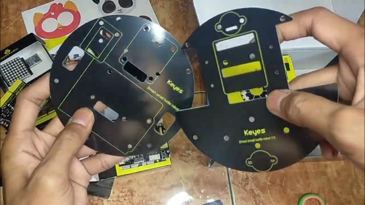 Unboxing Smart Little Turtle Robot V3.0 - keyestudio - YouTube