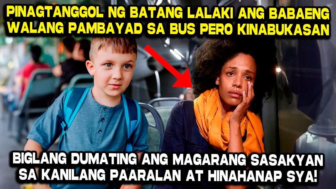 Pinagtanggol ng Bata ang Pulubing Babae sa Loob ng Bus, Hanggang sa ...