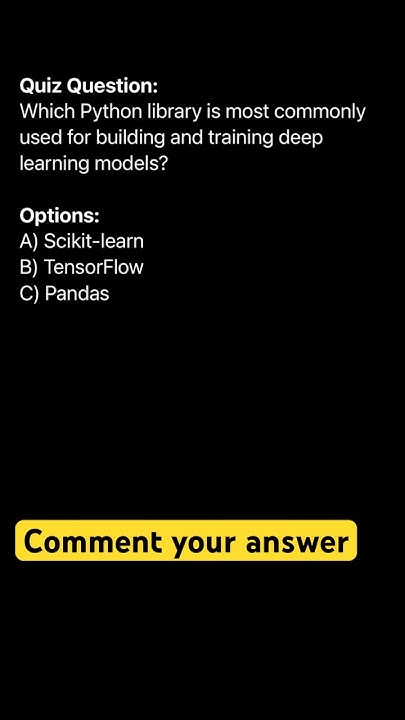 Tensorflow vs Scikit-learn - YouTube