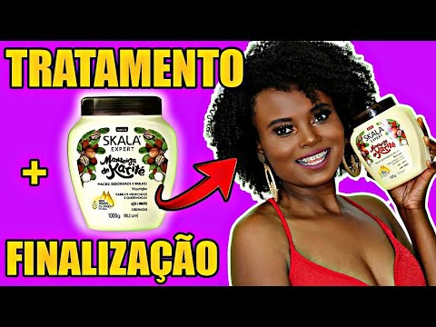 Veja Agora NOVO SKALA Manteiga de Karité no CABELO CRESPO (Tratamento e Finalização)