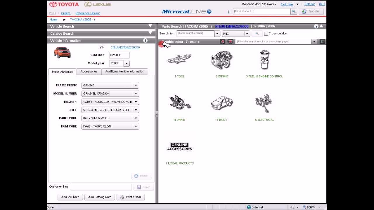 Microcat Live Overview (Toyota) - YouTube