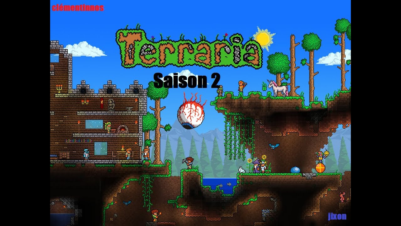 Terraria [ construction ] Ep.2 suite - YouTube