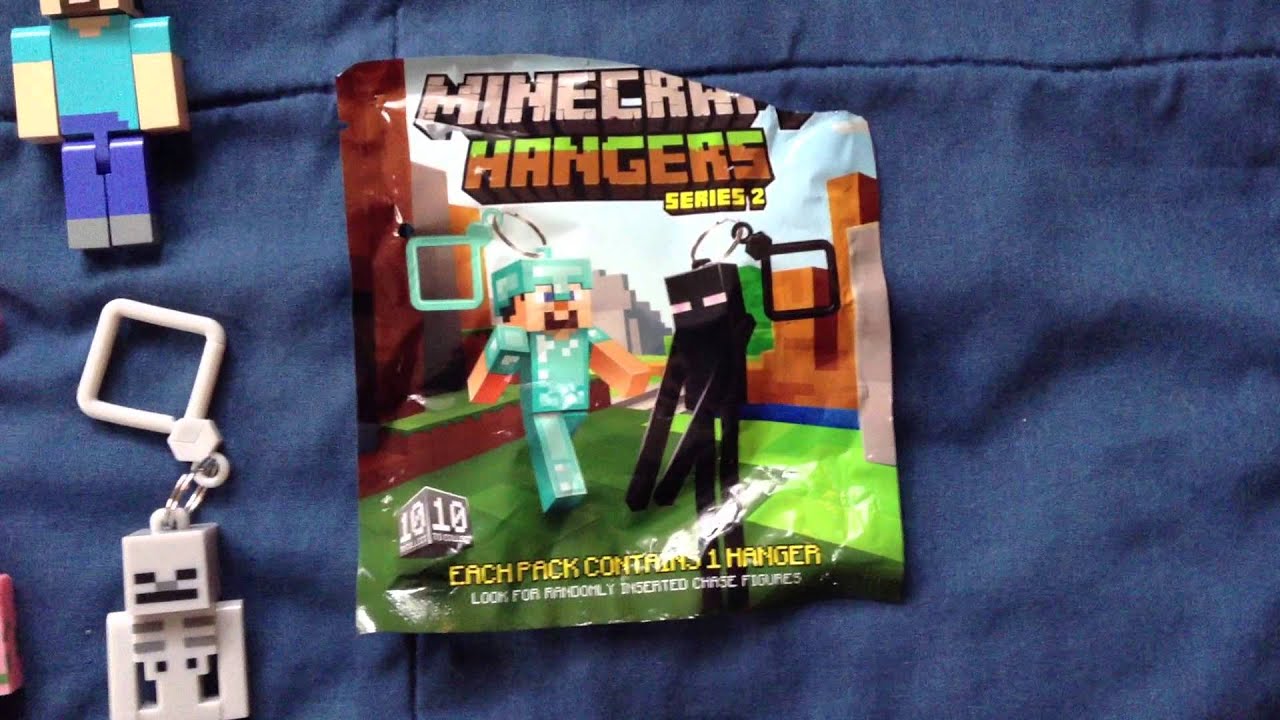 Minecraft hangers COMPLETE COLLECTION series 1 and 2 including chase ...