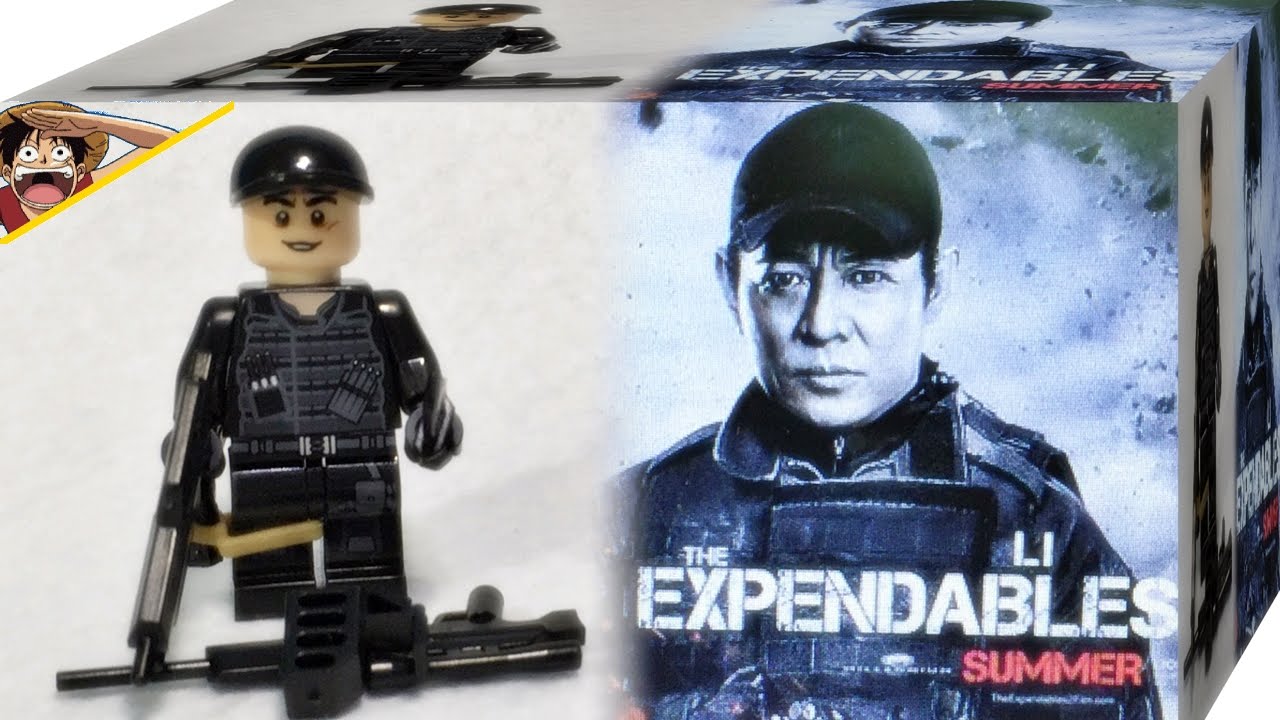 sy 익스펜더블 인양 이연걸 swat 레고 미니피규어 lego knockoff Expendables Jet Li - YouTube