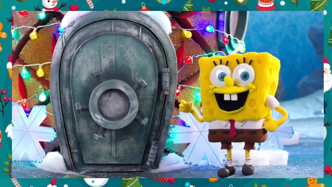 Spongebob christmas song (santa has his eye on me) - YouTube