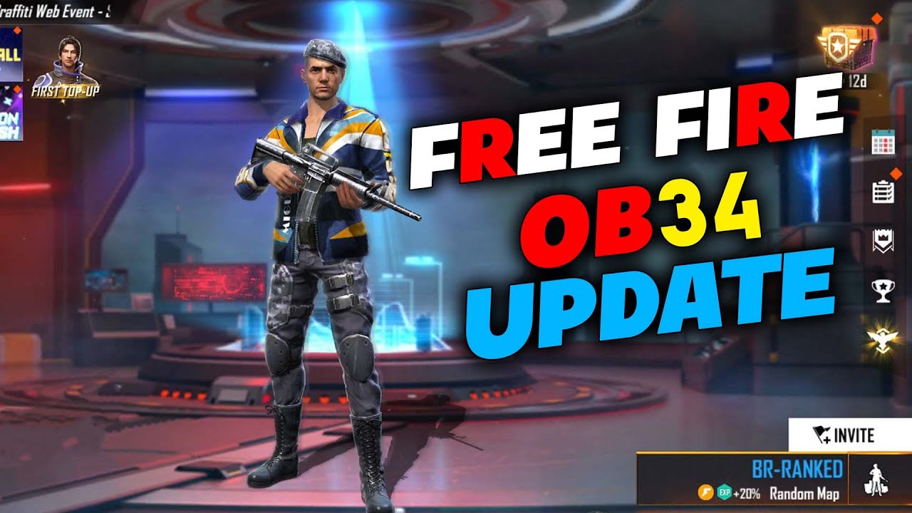 FREE FIRE'S NEW UPDATE OB34 | NEW CRAFTLAND AND ZOMBIES MODE - YouTube