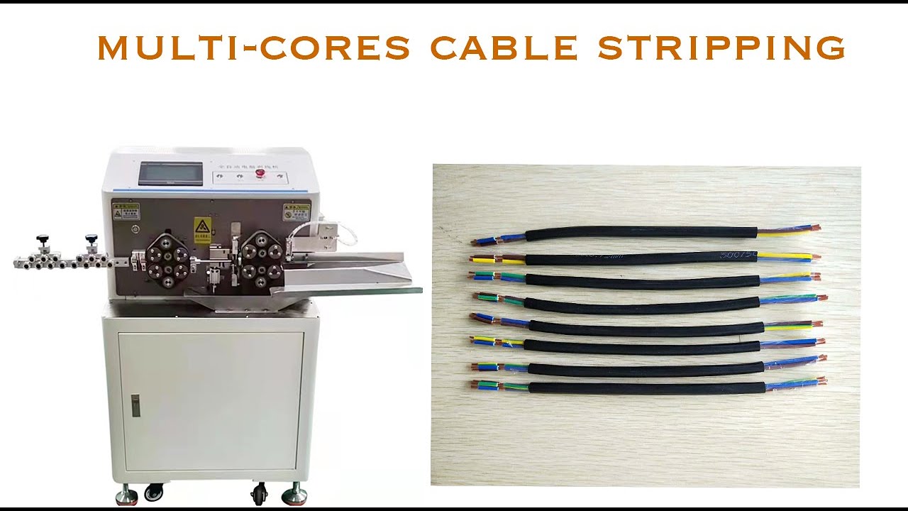 Automatic Cutting & Stripping Machine for Power Cable and Multi-Core ...