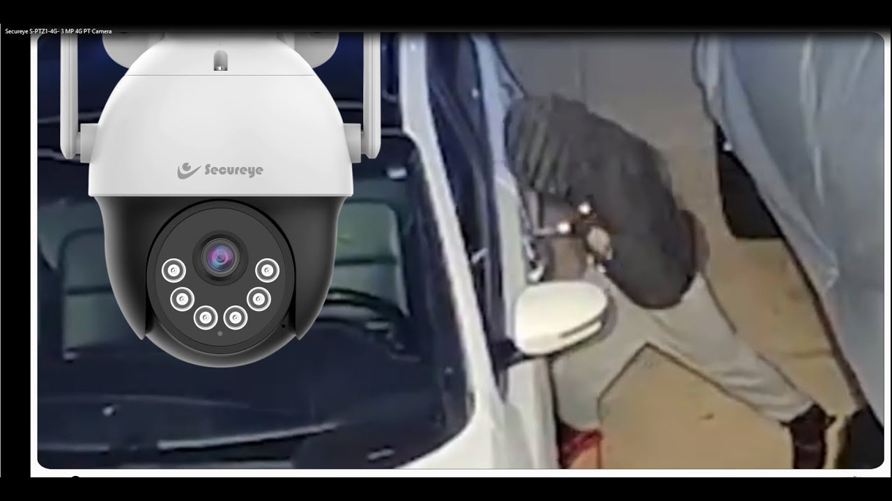 Secureye S-PTZ1-4G- 4G 3MP PT Camera | Advanced With Human Detection ...