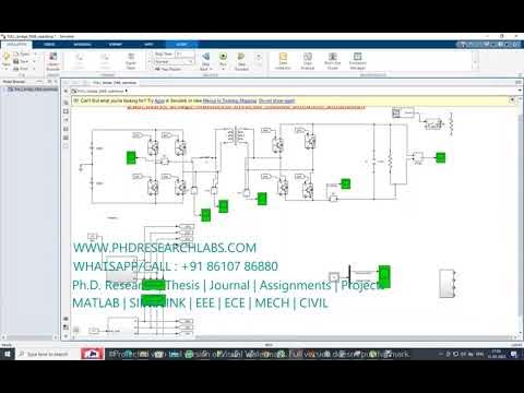 Dual active bridge multilevel inverter - MATLAB SIMULINK MODEL - YouTube