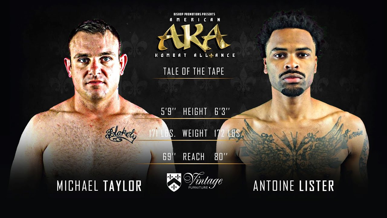 AKA 42 Bout 8 Antoine Lister vs Michael Taylor - YouTube