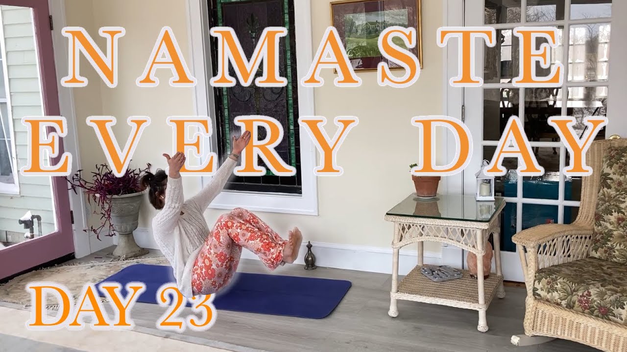 Namaste Every Day - Day 23 - Ten Minute Flow - HeidiRosiYogi - YouTube