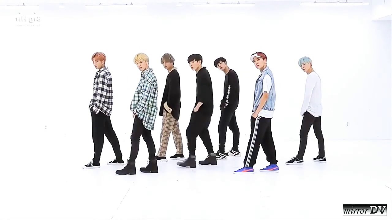 Dance BTS DNA mirrored (방탄소년단) - YouTube