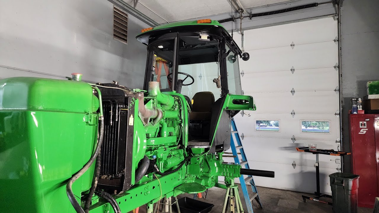 John deere 4440 restoration part 5 - YouTube
