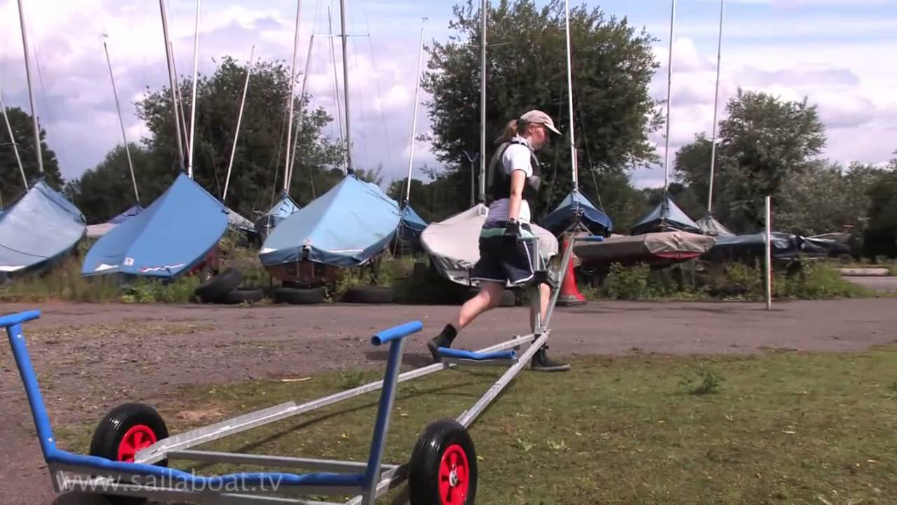How to Sail - 2H Pontoon Lauching - Part 1 of 4: Launching - YouTube