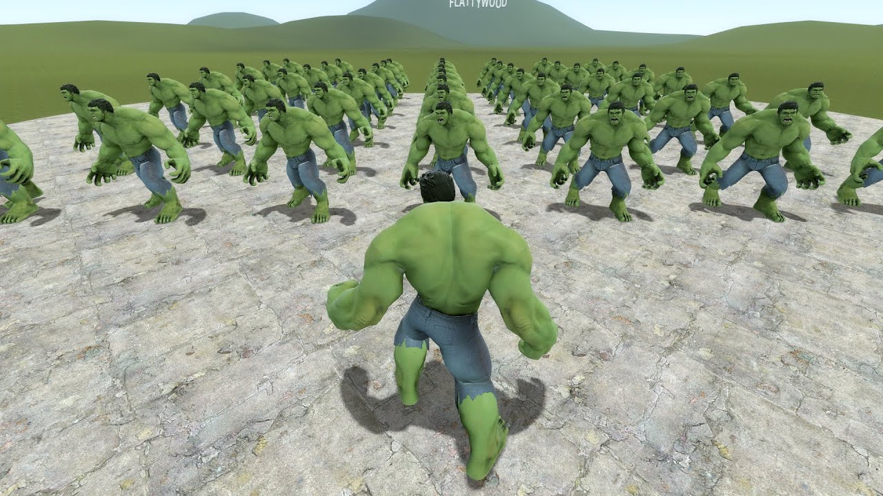 I BECAME HULK!! Garry's Mod Sandbox - YouTube