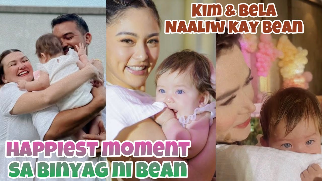 HAPPIEST MOMENT SA BINYAG NI BABY BEAN ️ BELA PADILLA AT KIM CHIU ...