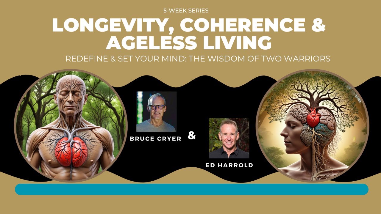 LIVE With Ed Harrold & Bruce Cryer on Living Agelessly - YouTube